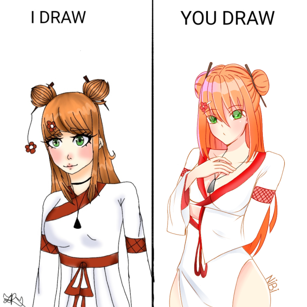 I draw, you draw UwU - ibisPaint