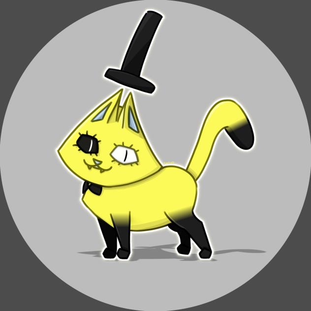 Bill Cipher Cat ⚠️👁🎩🐱 - ibisPaint