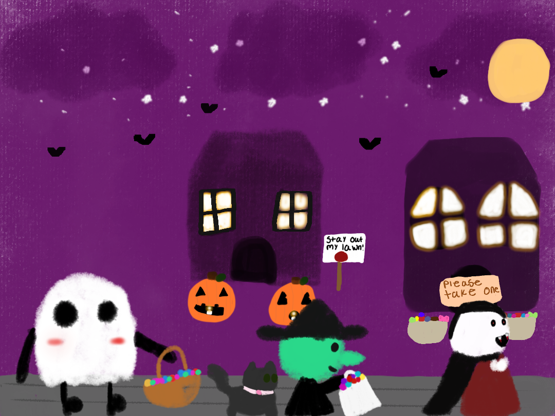 Spooky cute drawing - ibisPaint