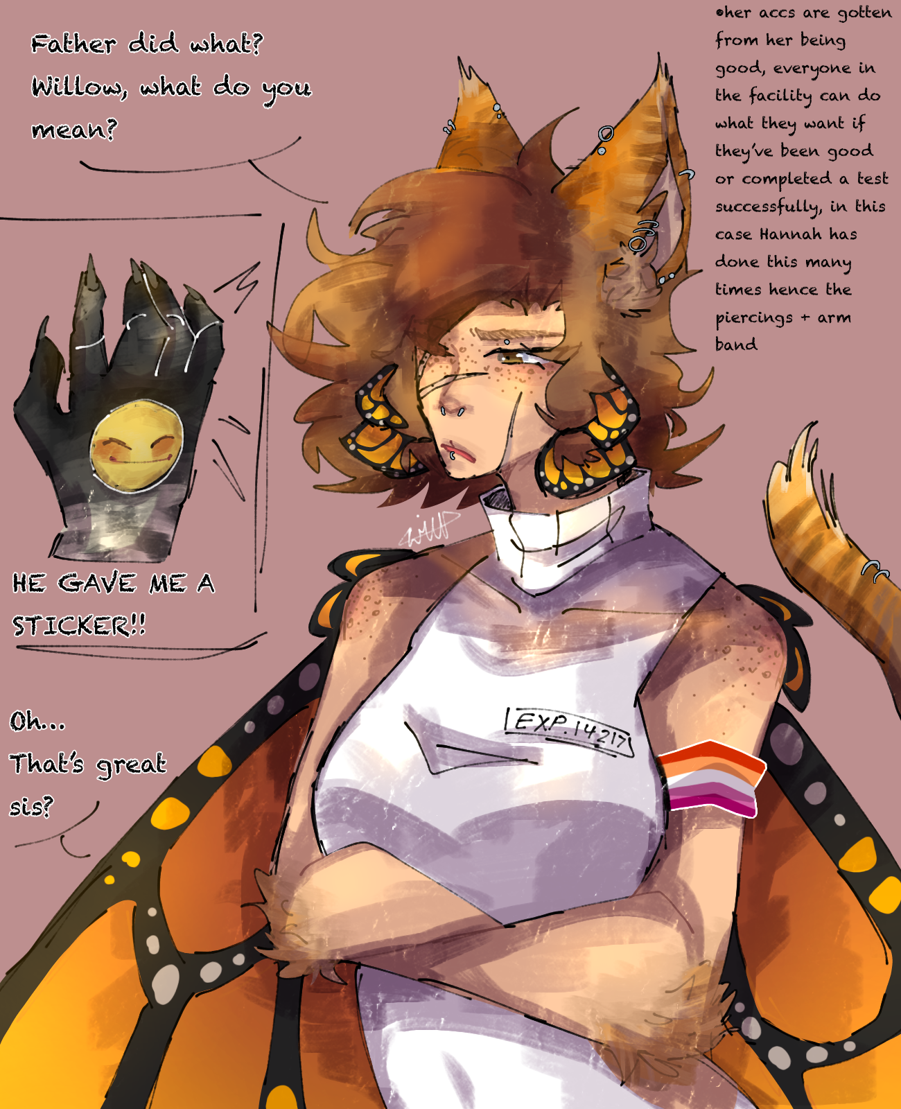 Casual Willow and Hannah talk - ibisPaint