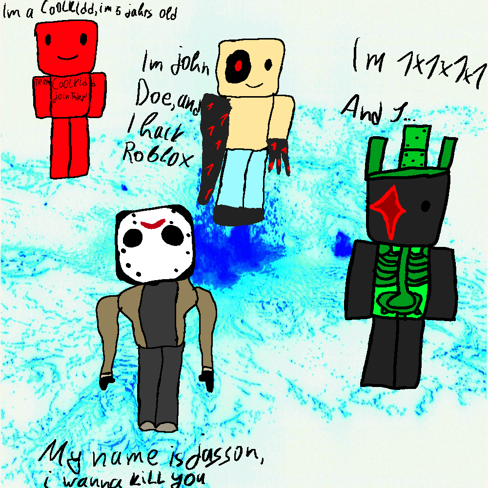 Jason, Co0lkidd, 1x1x1x1, John Doe - ibisPaint
