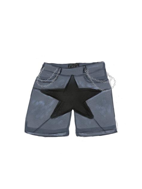 ☆y2k male jeans with stars ☆ - ibisPaint