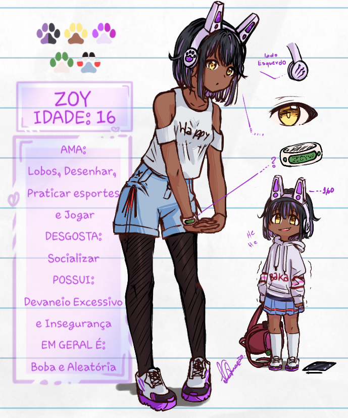 Zoy reference sheet - ibisPaint