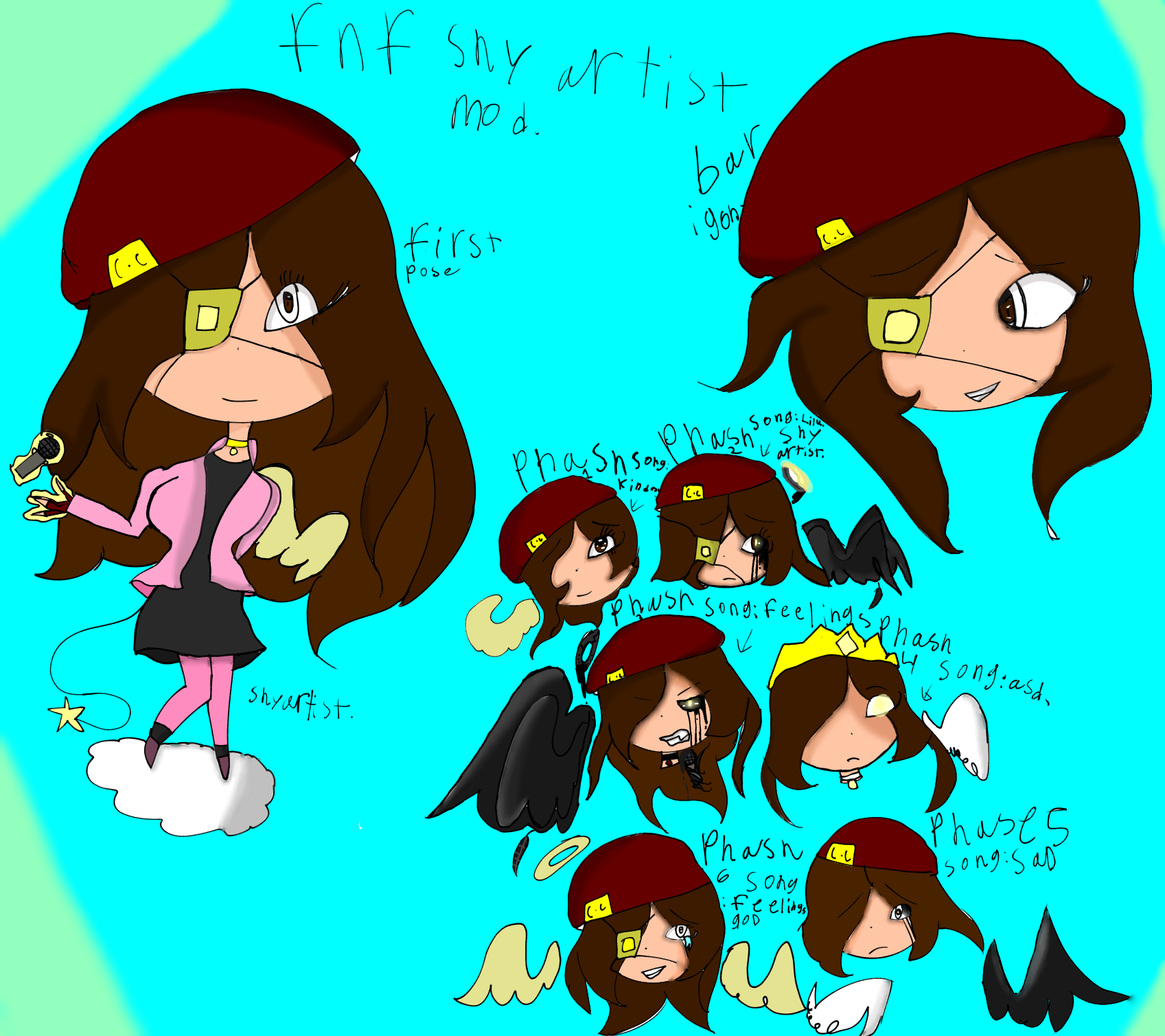 Fnf shy artist mod. - ibisPaint