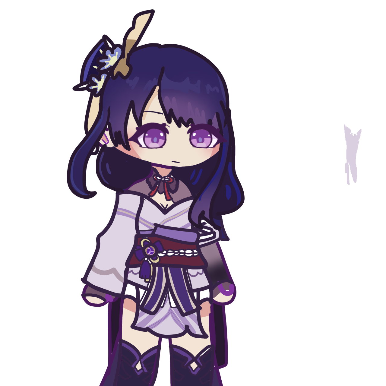 Raider shogun in gacha - ibisPaint