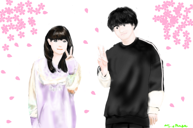 aiko and Satoshi - ibisPaint