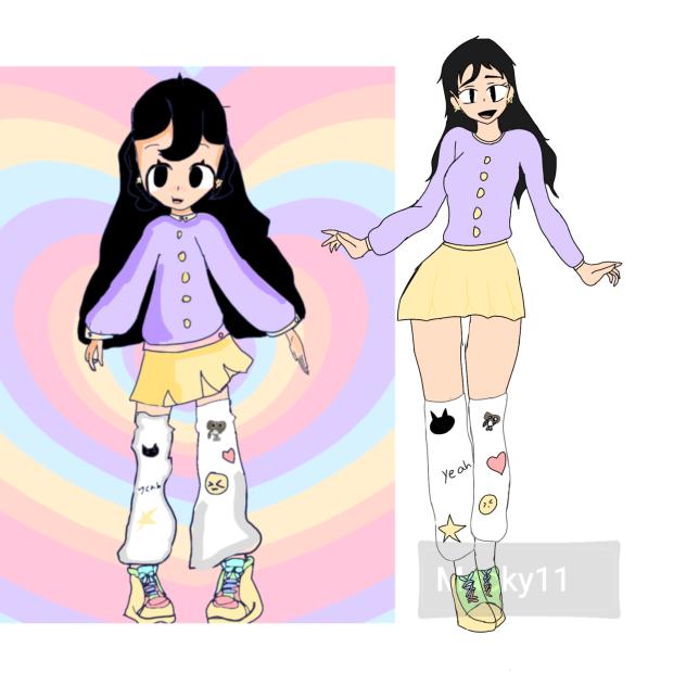 Fan art of cute oc - ibisPaint