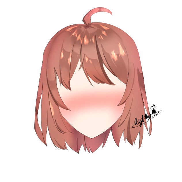 hair shading practice (2) - ibisPaint