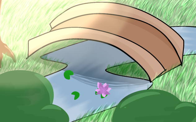 river bridge - ibisPaint