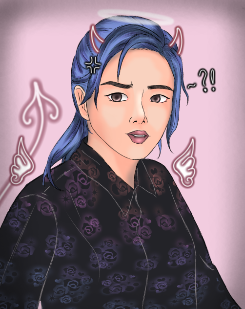 to be an angel or devil - ibisPaint