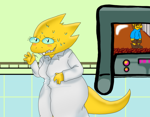 Alphys from Undertale - ibisPaint