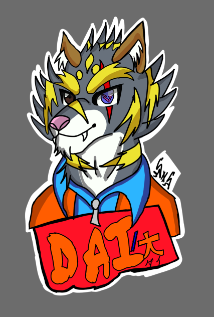 Dai The Tigrusky Presentación - ibisPaint