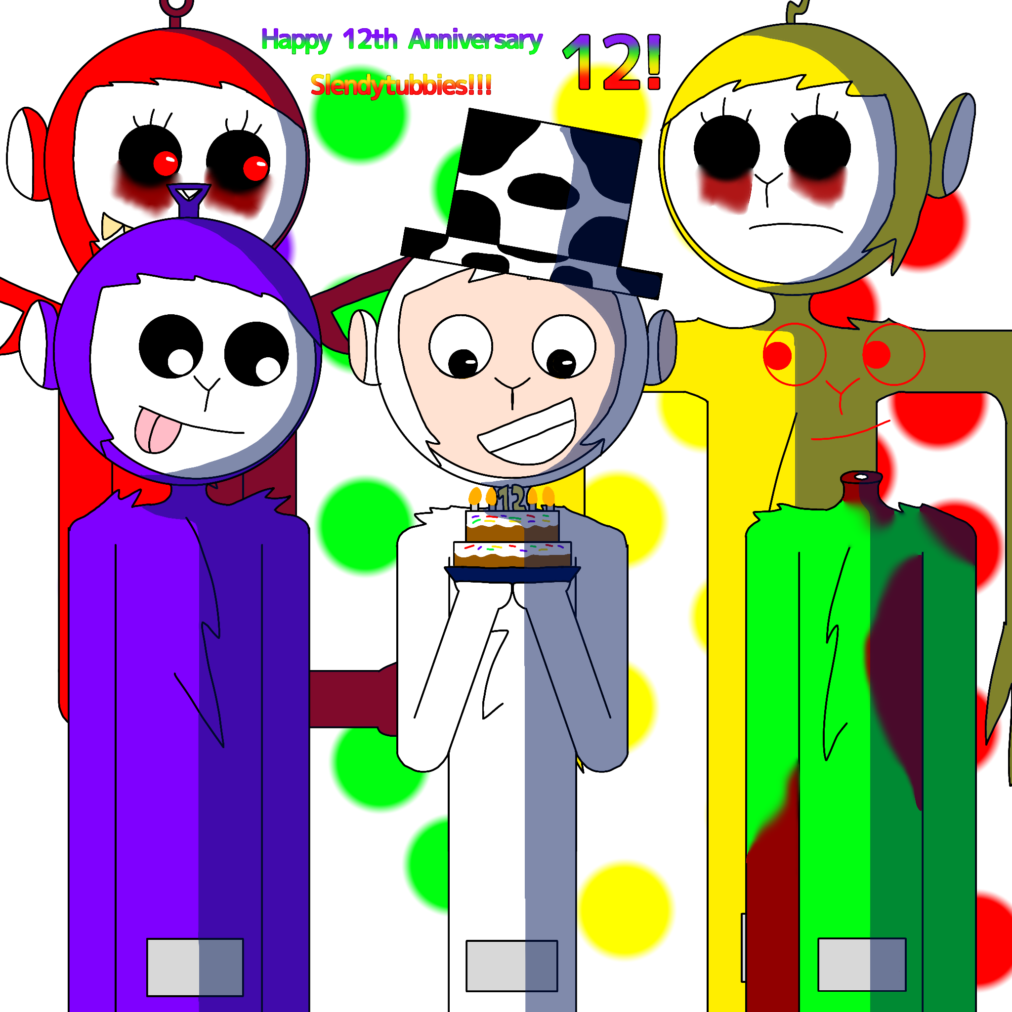 Happy birthday slendytubbies! - ibisPaint