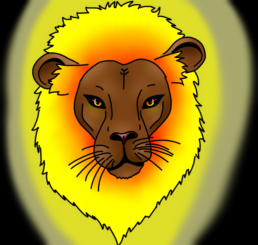 Fire lion - ibisPaint