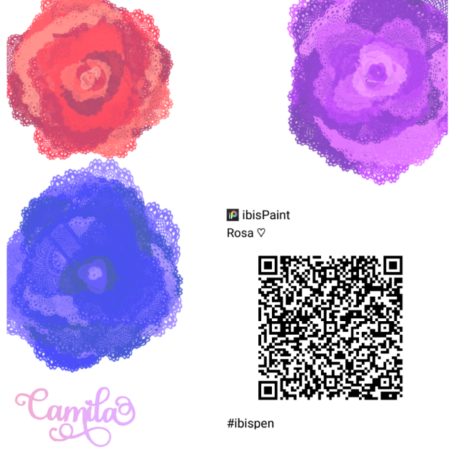 pincel de rosa - ibisPaint