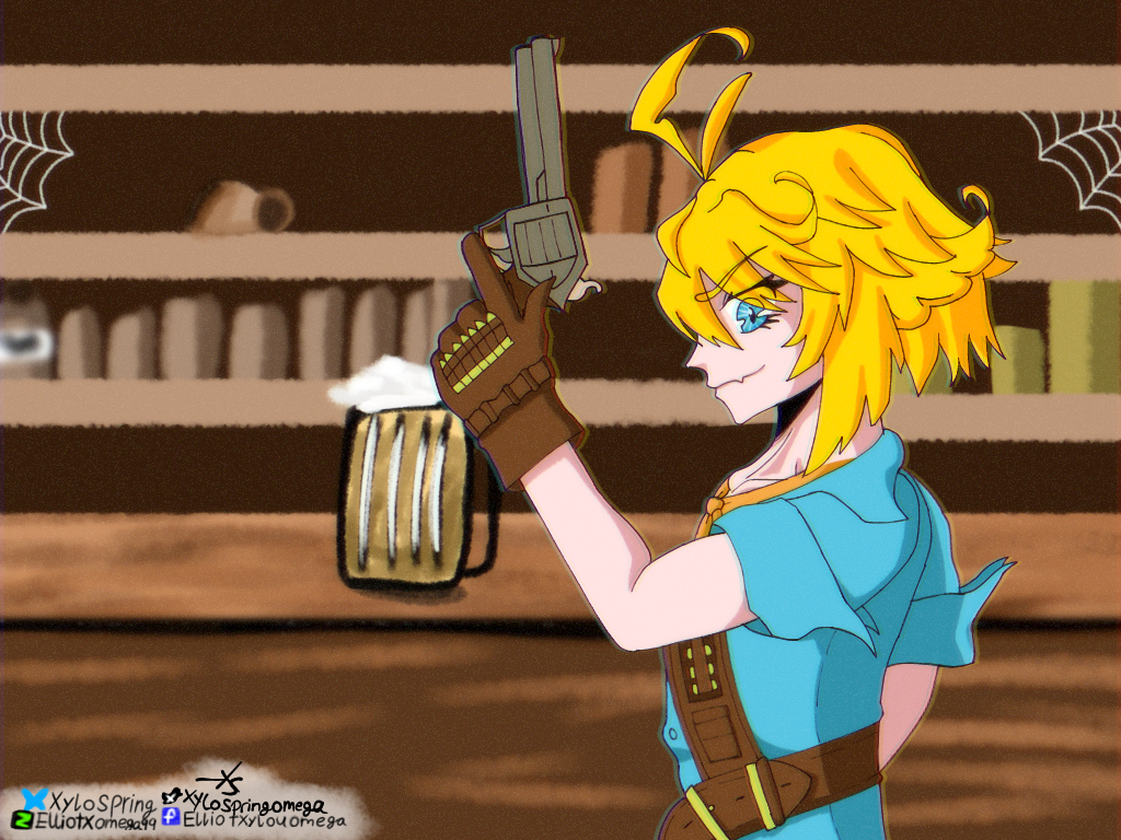 DokiBird Bounty Hunter Piece. - ibisPaint