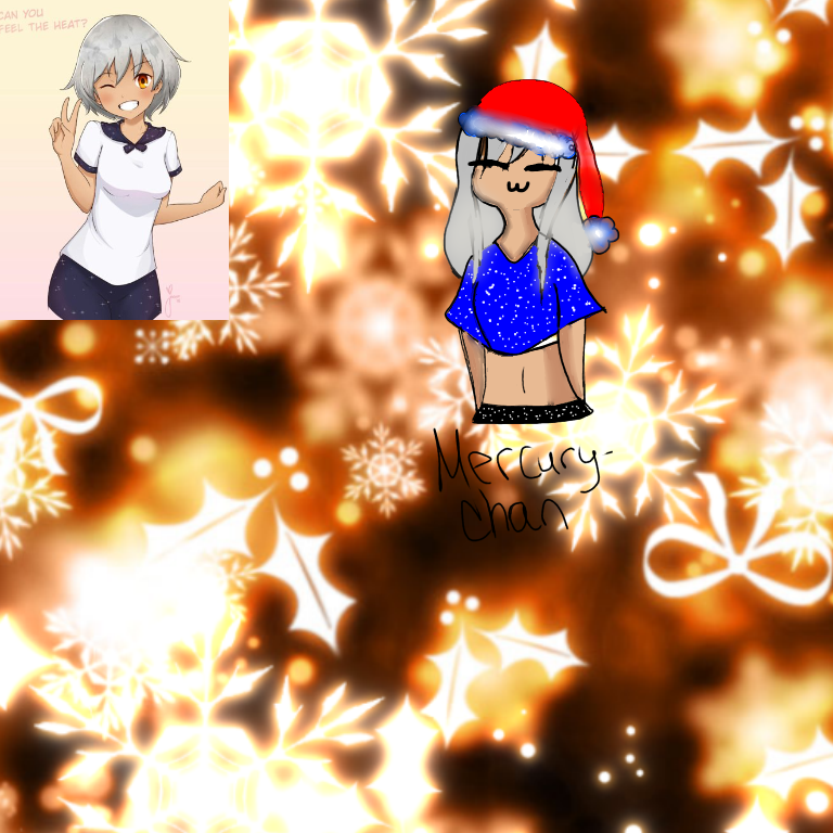 Merry Christmas mercury-chan - ibisPaint