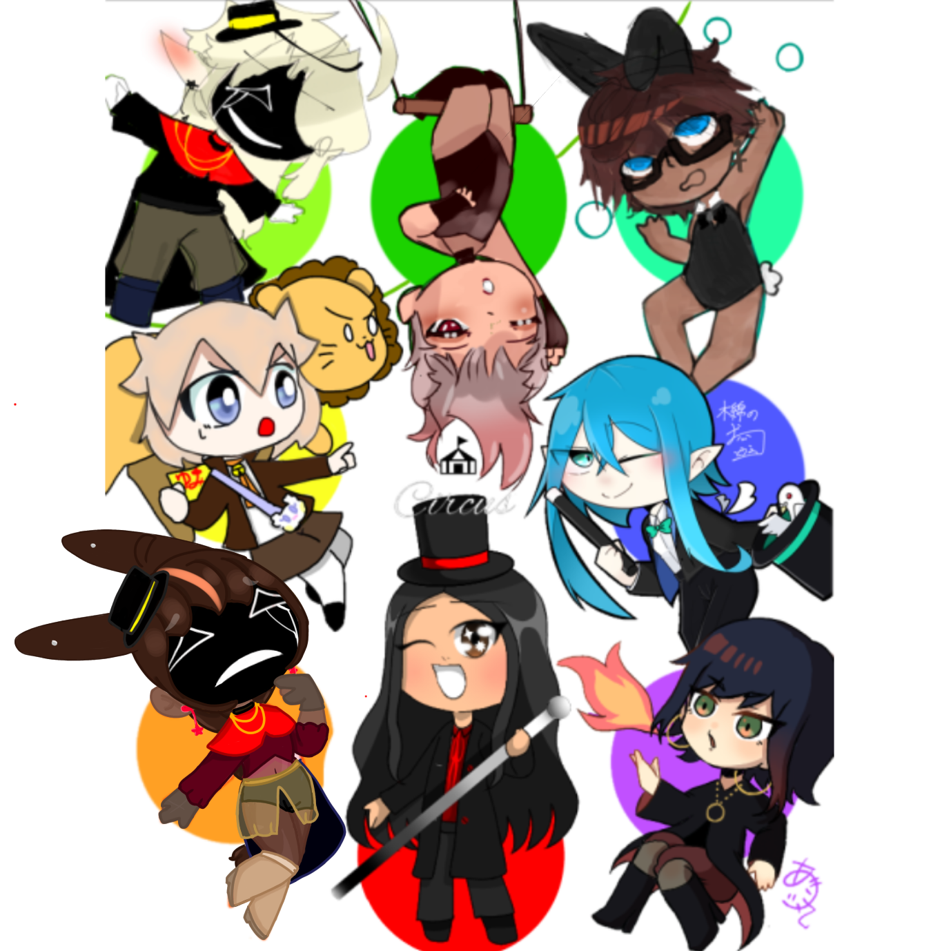 Complete circus collab - ibisPaint