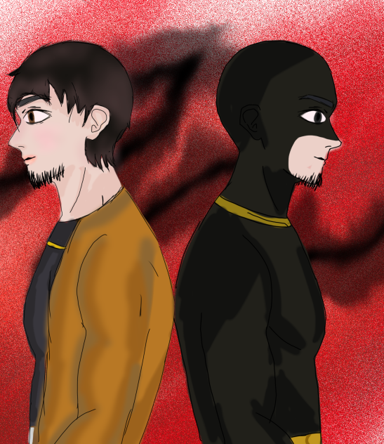 Crazy man et raffale - ibisPaint