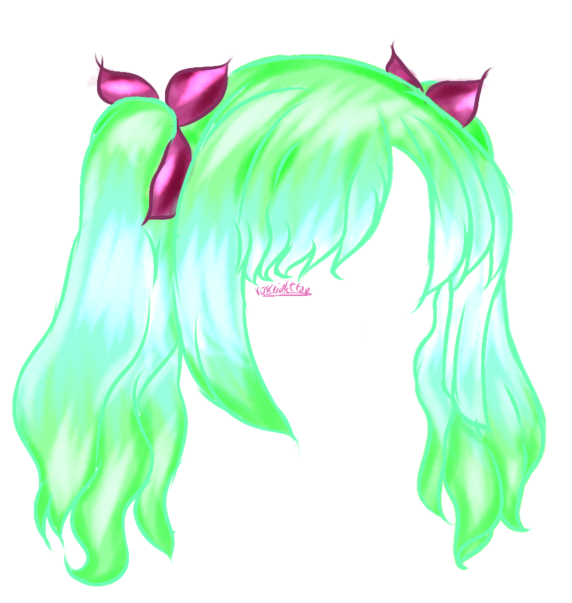 otro edit de pelo gacha life - ibisPaint