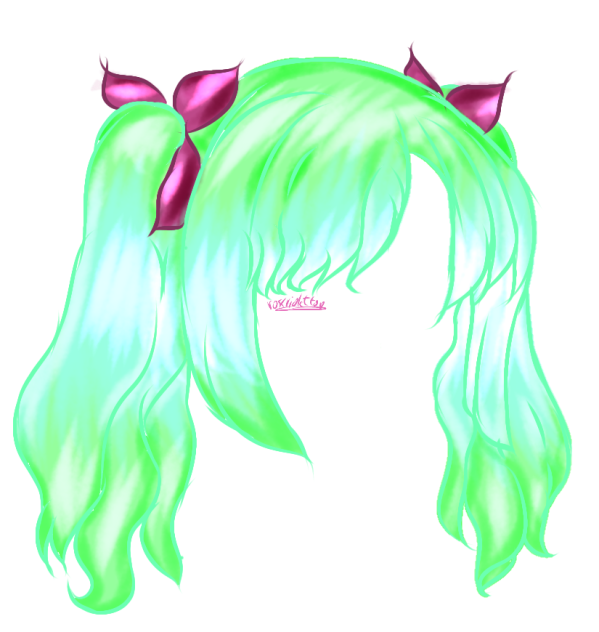 otro edit de pelo gacha life - ibisPaint