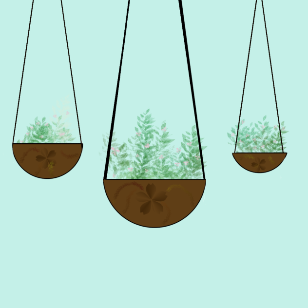 hanging plants - ibisPaint