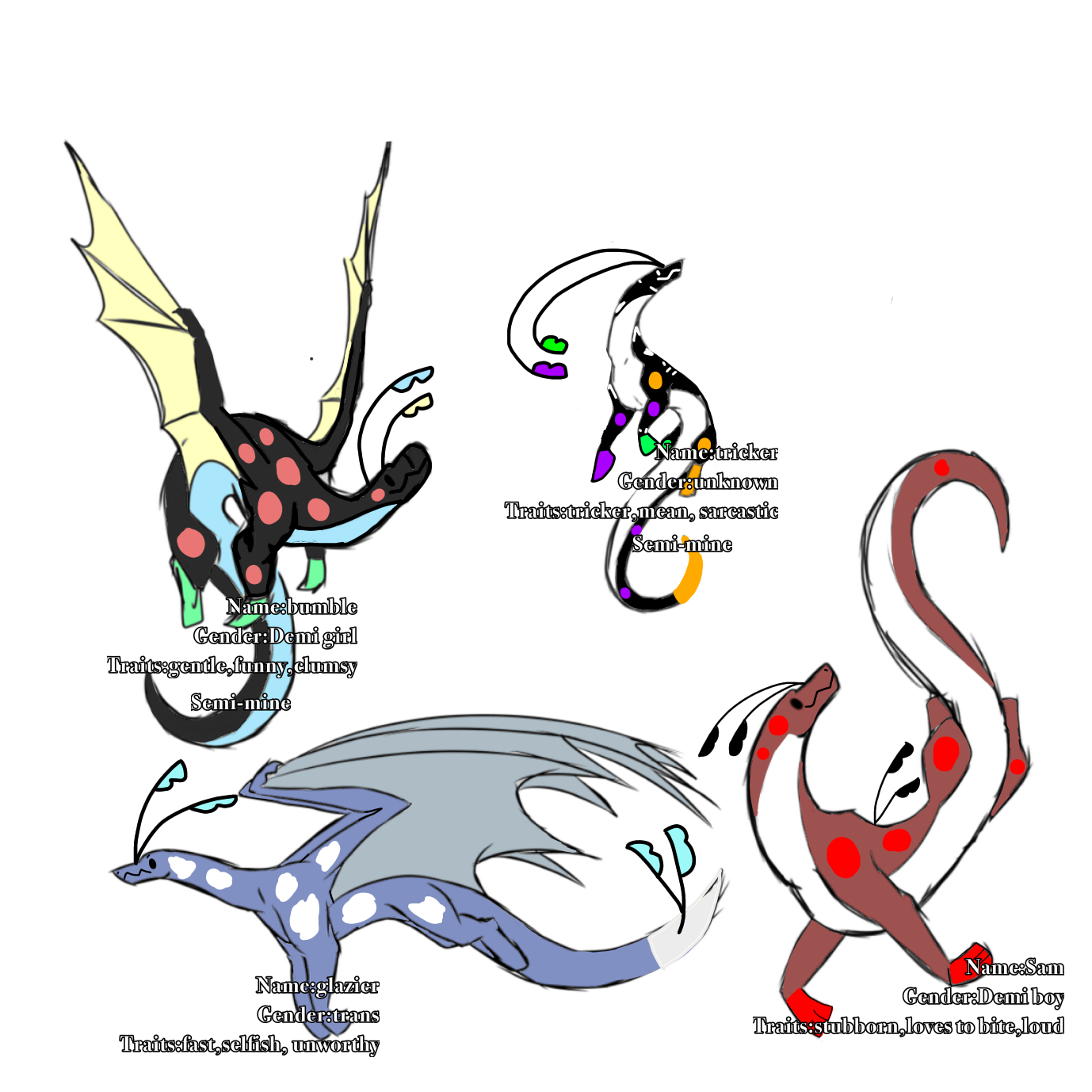 Winged gloopays!! - ibisPaint