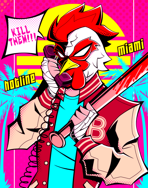 Jeket Hotline Miami - ibisPaint