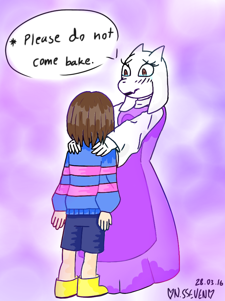 frisk and toriel - ibisPaint