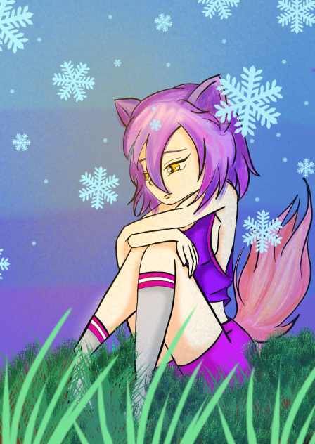 Wolf girl - ibisPaint