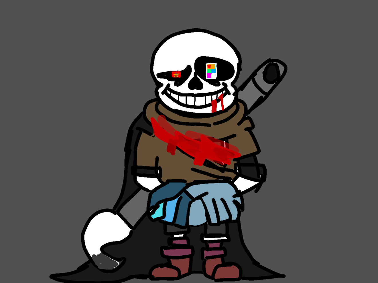 Ink sans phase 3 the final battle - ibisPaint