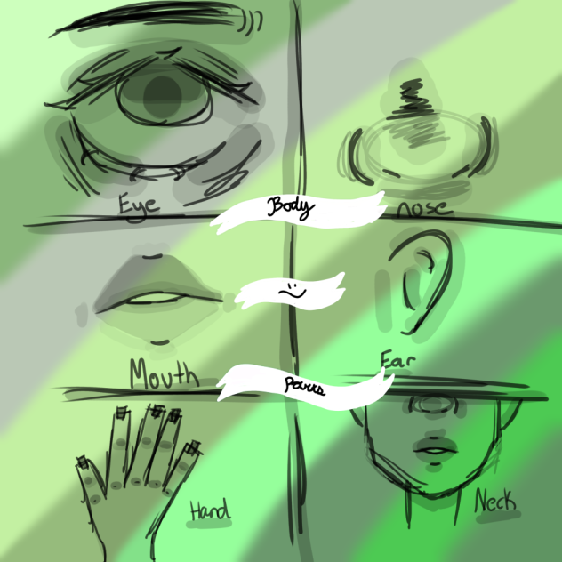 Body parts - ibisPaint