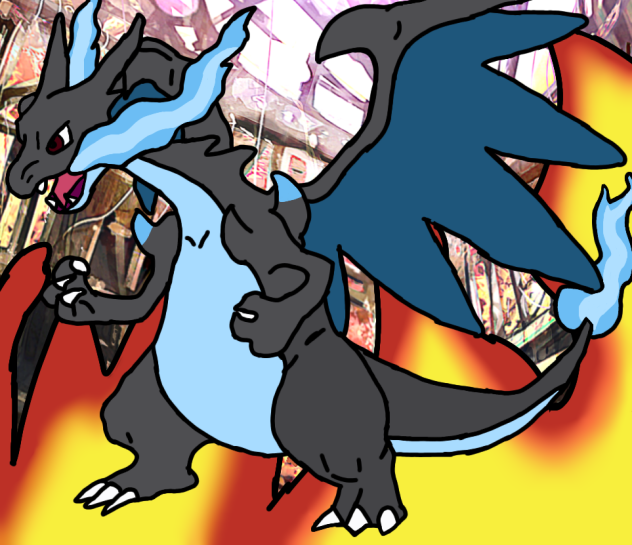 Charizard X (Colored) - ibisPaint