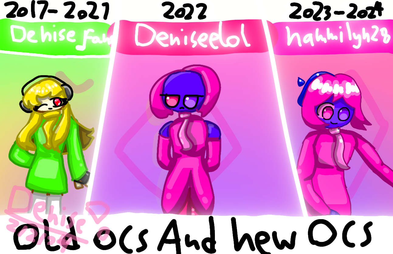 Old OCs And New OCs - ibisPaint