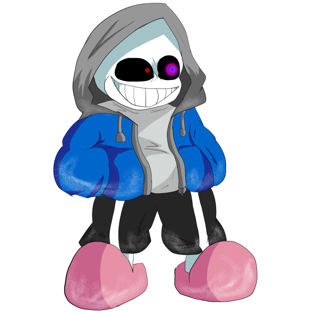 FNF Dusttale Sans描いてみた - ibisPaint