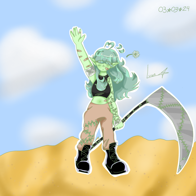 Lulu’s sickle is BACK - ibisPaint