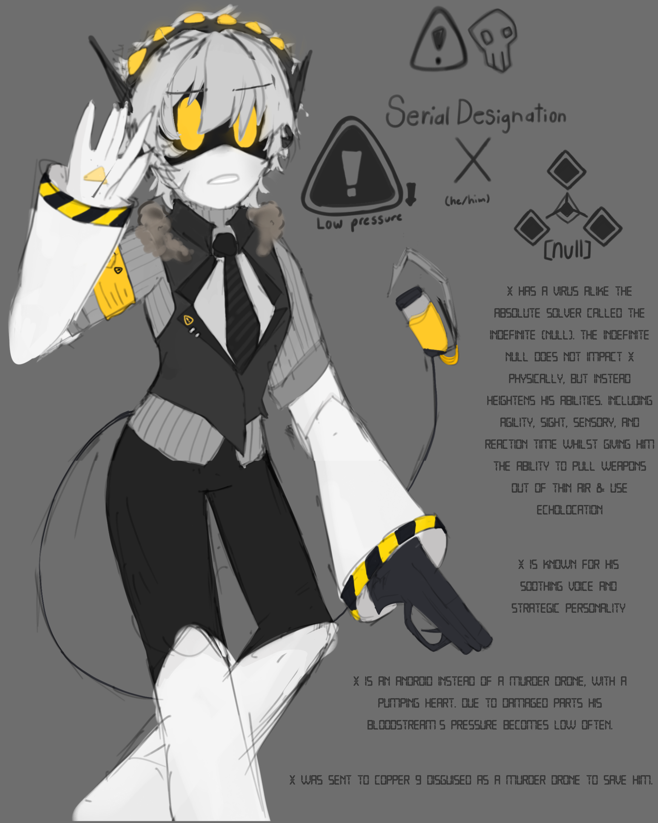 Murder drone OC - S.D X - ibisPaint