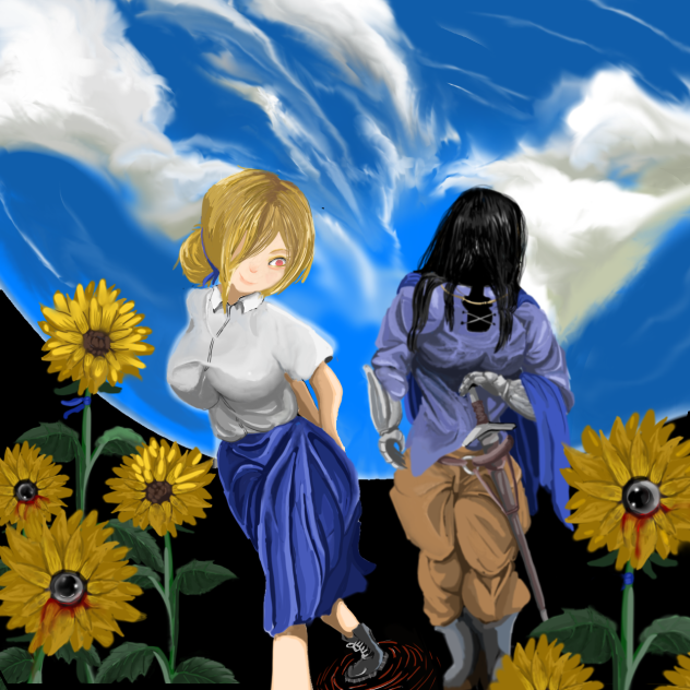 A walk with him - ibisPaint