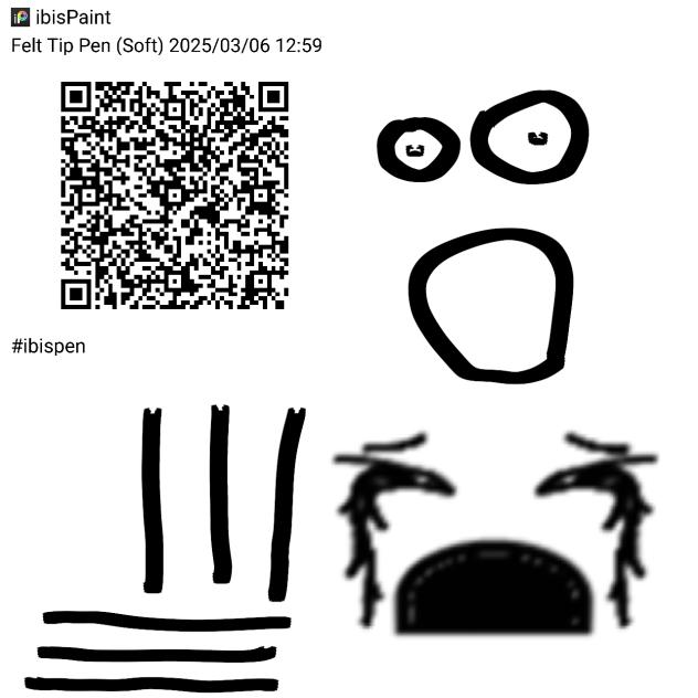 cry face brush - ibisPaint