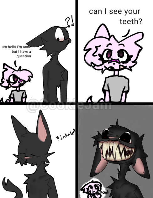 can I see your teeth collab - ibisPaint