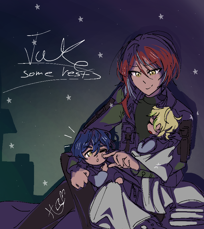 Go to sleep - ibisPaint