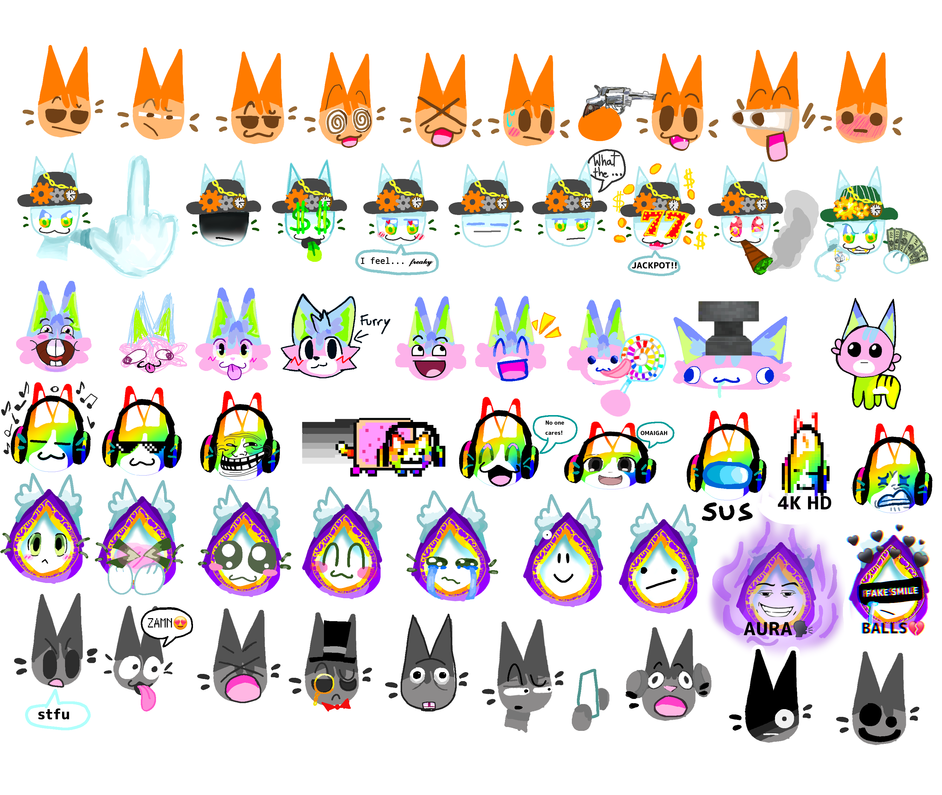 Some random stickers - ibisPaint
