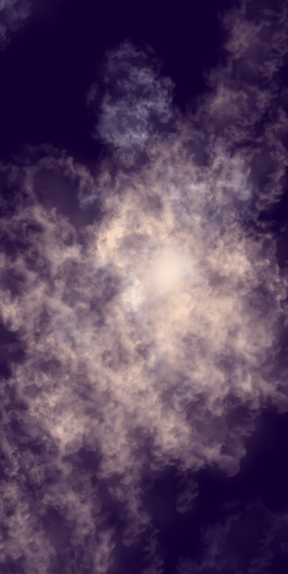 A cloudy night - ibisPaint