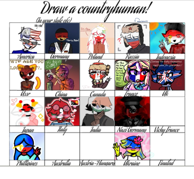 Countryhuman Collab!! - ibisPaint