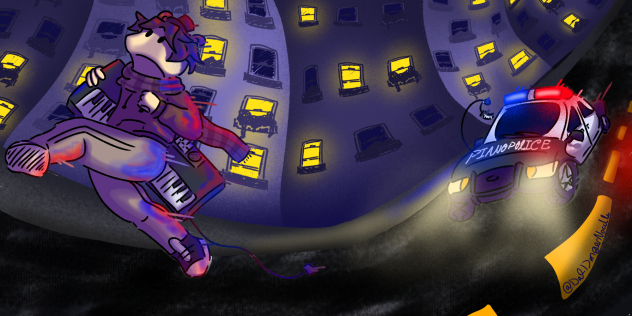 Police chase - ibisPaint