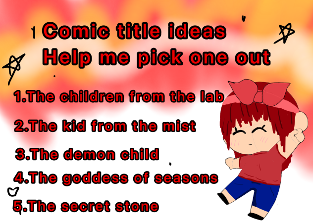 What should my comic name be! - ibisPaint