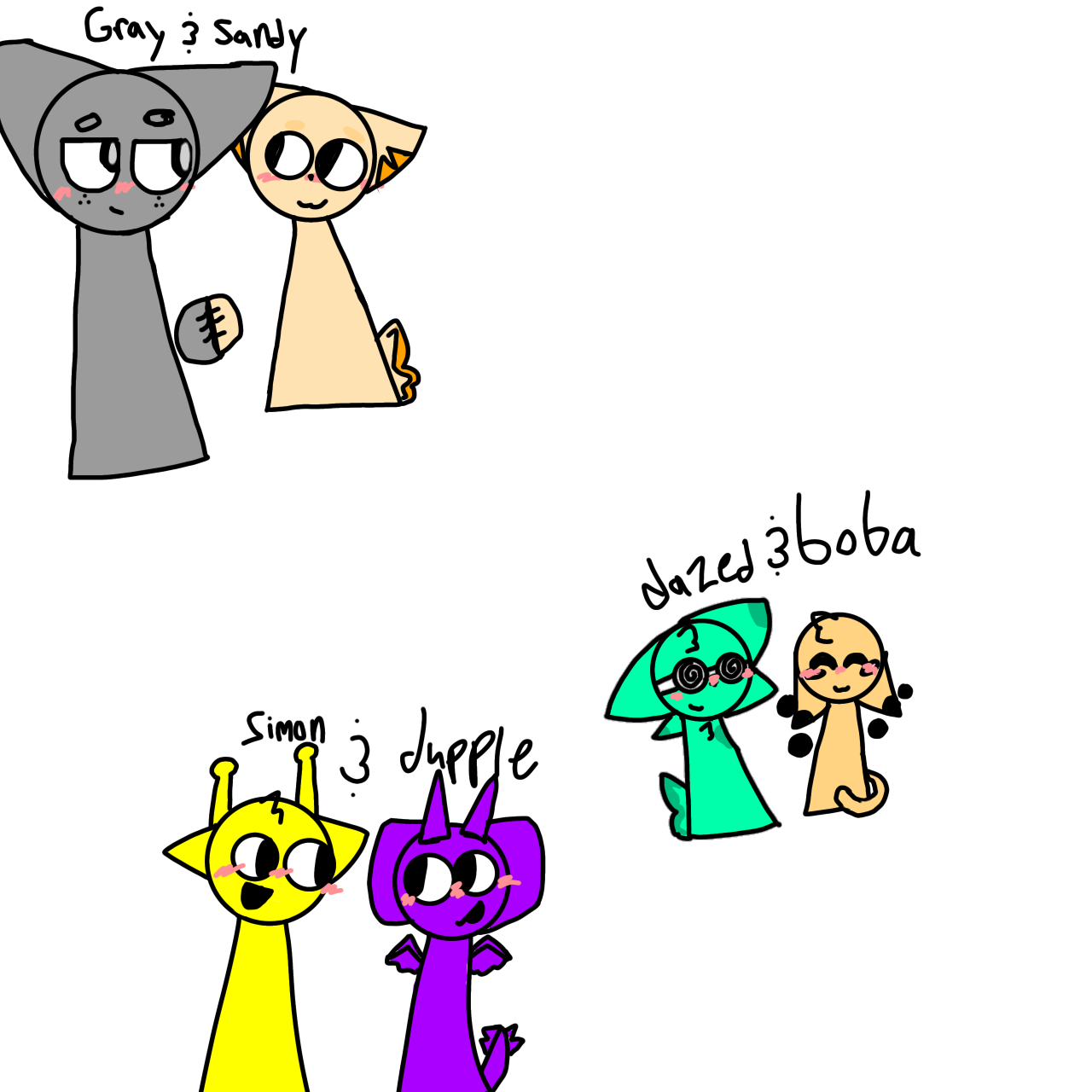 Just some Sprunki stuff! - ibisPaint