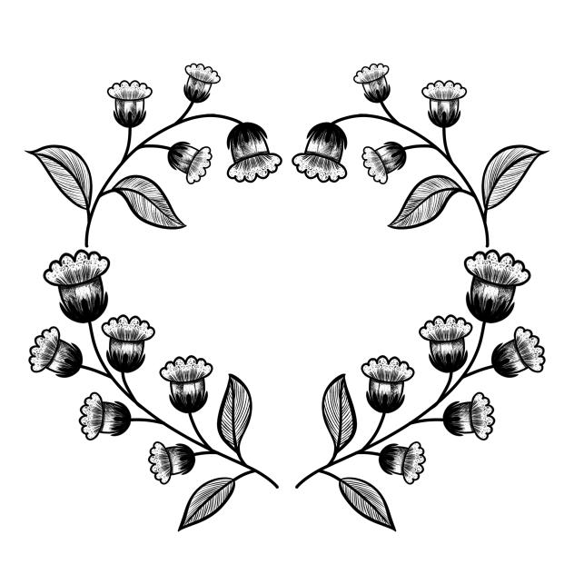 Blue bell frame - ibisPaint