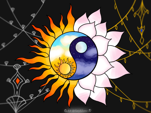 Sun And Moon - ibisPaint