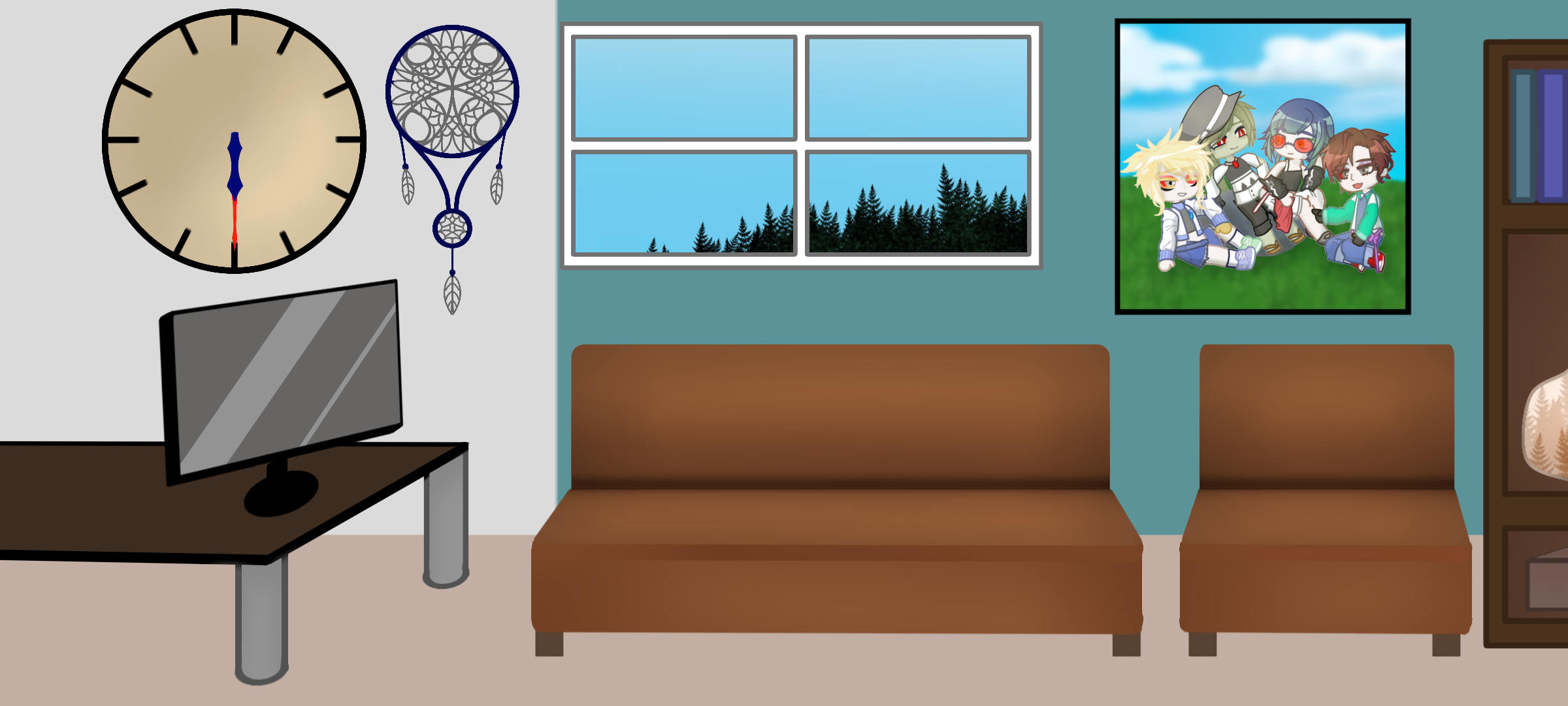 Living room - ibisPaint